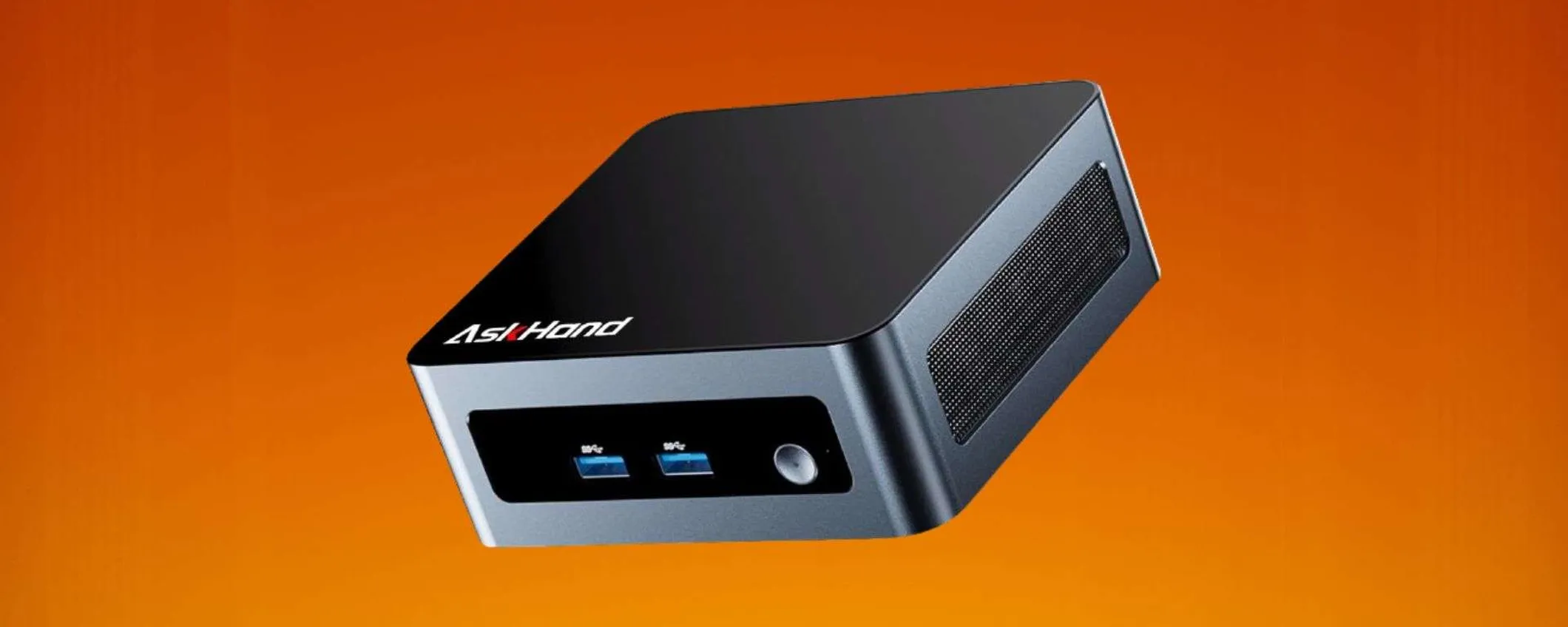 Mini PC AskHand in offerta: dimensioni compatte, prestazioni sorprendenti