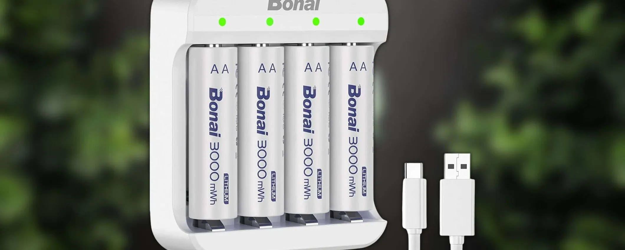 Batterie stilo ricaricabili al litio: un affare con doppio sconto Amazon